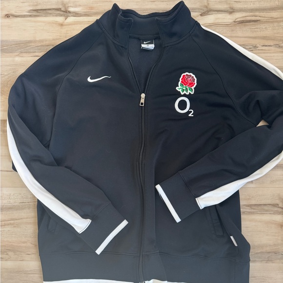 Nike | Other | Nike England Rugby Union Black Fullzip Track Jacket ...